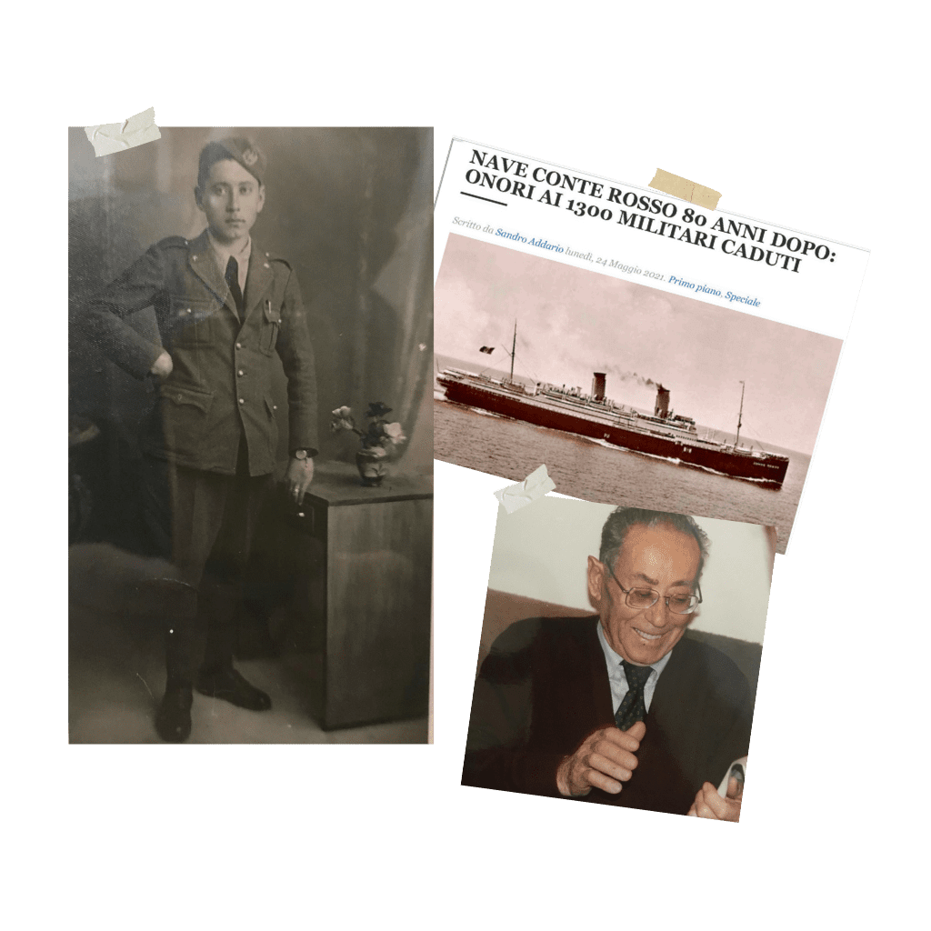 24 maggio 1941 attacco al Conte Rosso - i ricordi di Otello Paci